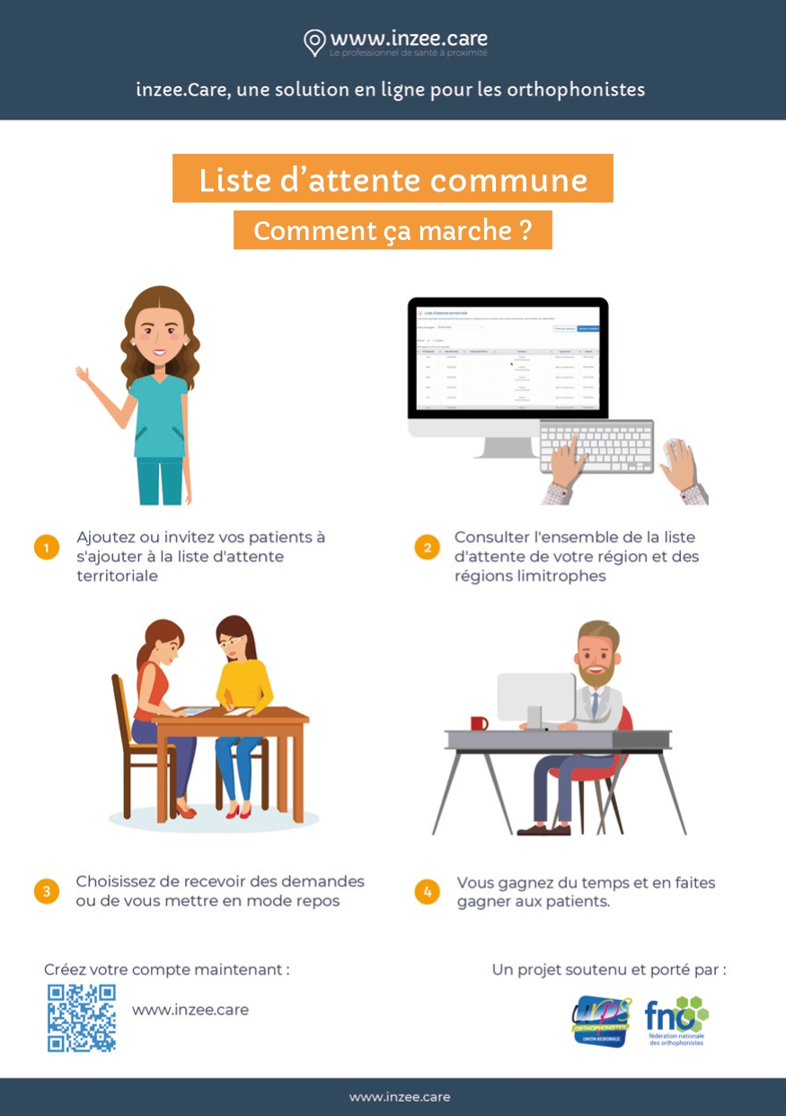 Liste d’attente commune pour les rendez-vous orthophoniques